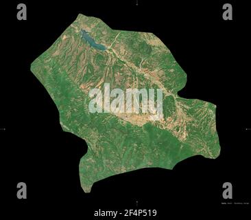 Konce, municipality of Macedonia. High resolution satellite map ...