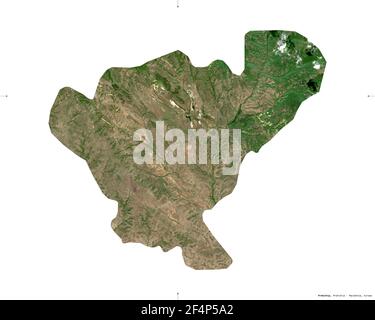 Probistip, municipality of Macedonia. High resolution satellite map ...