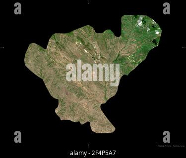 Probistip, municipality of Macedonia. High resolution satellite map ...
