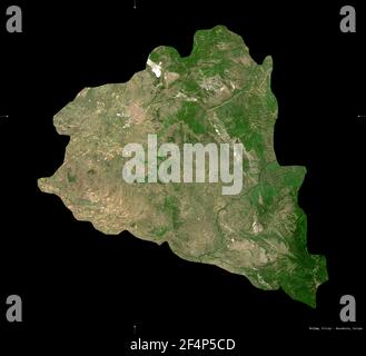 Prilep, municipality of Macedonia. High resolution satellite map ...