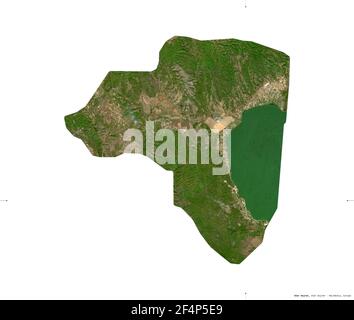 Dojran, municipality of Macedonia. High resolution satellite map Stock ...