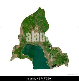 Resen, municipality of Macedonia. High resolution satellite map ...