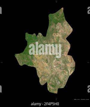 Veles, municipality of Macedonia. High resolution satellite map ...