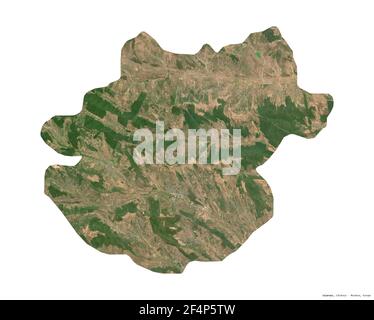 Calarasi, district of Moldova. High resolution satellite map. Locations ...