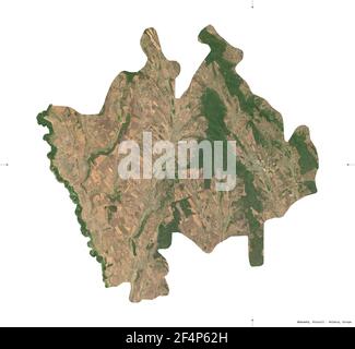 Hincesti, district of Moldova. High resolution satellite map. Locations ...