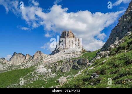 Dolomite landscapes, Italian Alps, Italy Stock Photo - Alamy