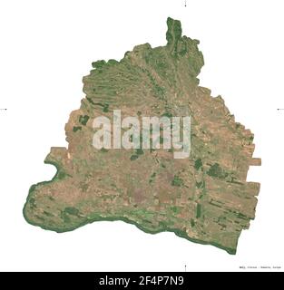 Dolj, county of Romania. High resolution satellite map Stock Photo - Alamy