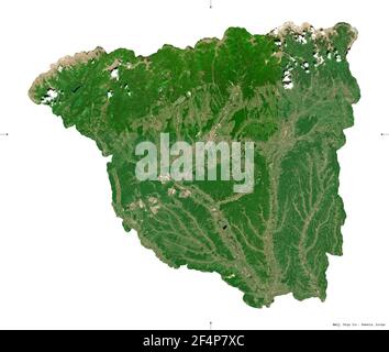 Gorj, county of Romania. High resolution satellite map Stock Photo - Alamy