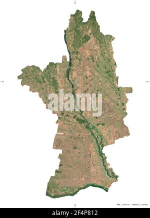 Olt, county of Romania. High resolution satellite map Stock Photo - Alamy