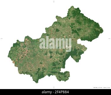 Satu Mare, county of Romania. High resolution satellite map Stock Photo ...
