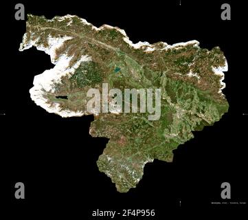 Gorenjska, statistical region of Slovenia. High resolution satellite ...