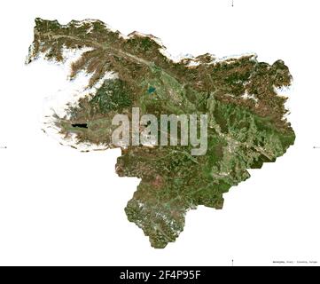Gorenjska, statistical region of Slovenia. High resolution satellite ...