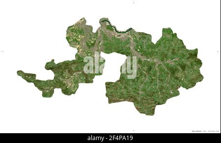 Basel-Landschaft, canton of Switzerland. High resolution satellite map ...