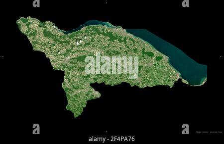Thurgau, canton of Switzerland. High resolution satellite map ...