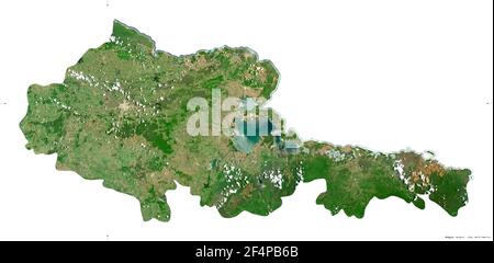 Holguin, province of Cuba. High resolution satellite map Stock Photo ...