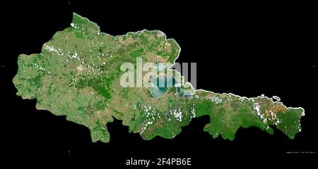 Holguin, province of Cuba. High resolution satellite map Stock Photo ...
