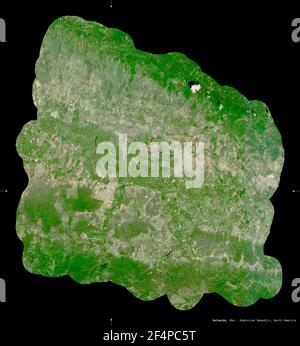 Valverde, province of Dominican Republic. High resolution satellite map ...