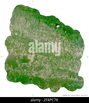 Valverde, province of Dominican Republic. High resolution satellite map ...