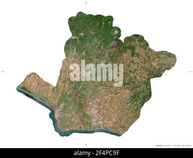 Sonsonate, department of El Salvador. Solid color shape Stock Photo - Alamy