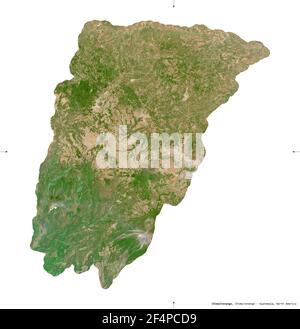Chimaltenango, department of Guatemala. High resolution satellite map ...