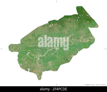 El Progreso, department of Guatemala. High resolution satellite map ...