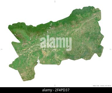 Zacapa, department of Guatemala. High resolution satellite map Stock ...