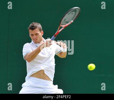 WIMBLEDON 2011. 2nd Day. THE MAN WHO NEXT PLAYS MURRAY TOBIAS KARNKE ...