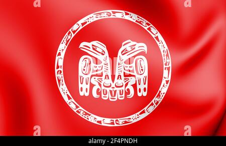 Columbia flag ,3D Columbia nation flag 3D illustration symbol Stock ...