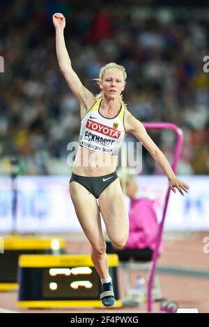 Neele Eckhardt (Germany). Triple Jump women, Final. IAAF Athletics ...