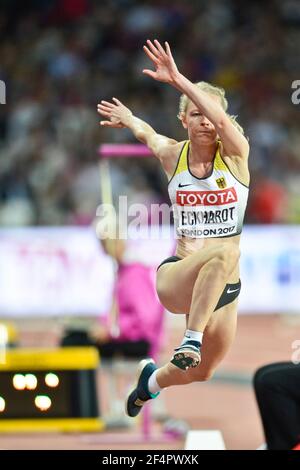 Neele Eckhardt (Germany). Triple Jump women, Final. IAAF Athletics ...