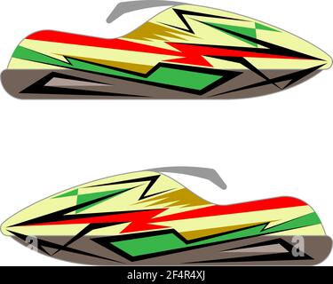 Motorcycle sticker, vehicle illustration vector Stock Vector Image ...