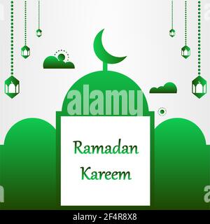 Ramadan Kareem Greeting Background Islamic 3d illustrator design Stock ...