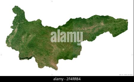 Yoro, department of Honduras. High resolution satellite map. Locations ...