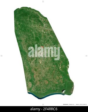 Manchester, parish of Jamaica. High resolution satellite map Stock ...