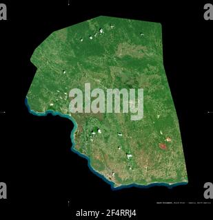 Saint Elizabeth, parish of Jamaica. High resolution satellite map Stock ...