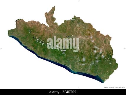 Guerrero, state of Mexico. High resolution satellite map Stock Photo ...