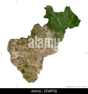 Queretaro, state of Mexico. High resolution satellite map Stock Photo ...