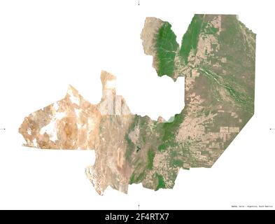 Salta, province of Argentina. High resolution satellite map. Corner ...