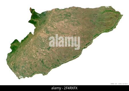 Casanare, intendancy of Colombia. High resolution satellite map ...