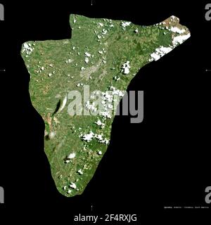 Quindio, department of Colombia. High resolution satellite map Stock ...
