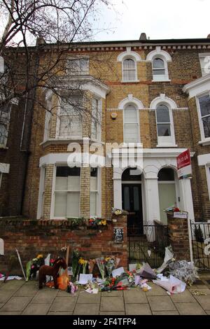 Tribute to British singer David Bowie at The Ritzy Cinema in Brixton in ...