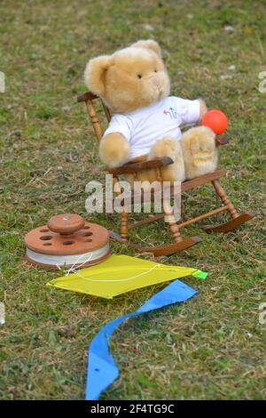 Miniature teddy bear rocking chair (Mini Bear Collection Stock Photo ...