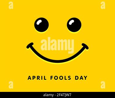 Greeting card for April Fools Day with paper whale Stock Photo - Alamy