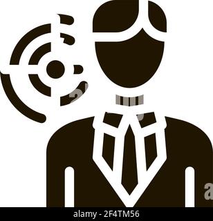 Purpose icon. Monochrome simple Human Productivity icon for templates ...