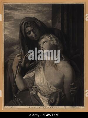 Benjamin West - Paetus and Arria Stock Photo - Alamy