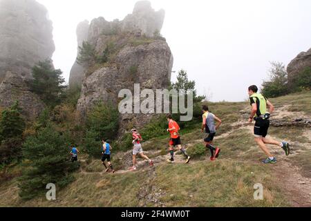 Running - Trail des Templiers 2013 - Millau - France - October 27, 2013 ...