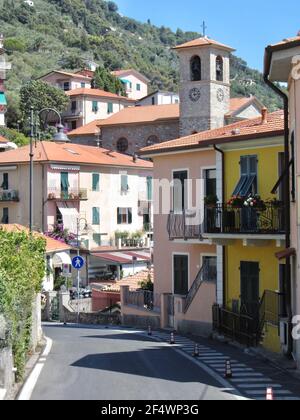 the village of telaro in italy Stock Photo - Alamy