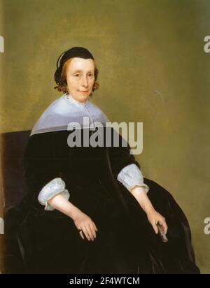 Gerard ter Borch - portrait lady Stock Photo - Alamy