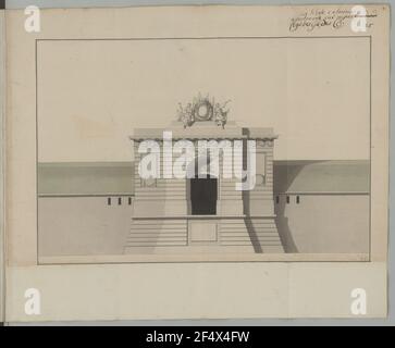 Wesel, Berliner Gate, 3. Design variant, elevated field side Stock ...