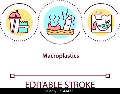 Microplastics concept icon Stock Vector Image & Art - Alamy